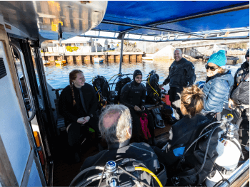 Boat Diving - Bay City Charters